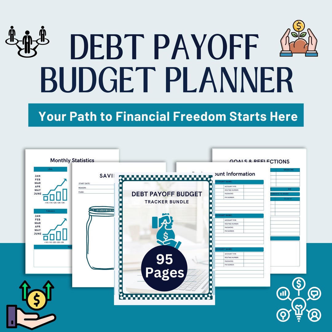 Debt Payoff Budget Tracker, Debt Payment Tracker Excel, Personal ...