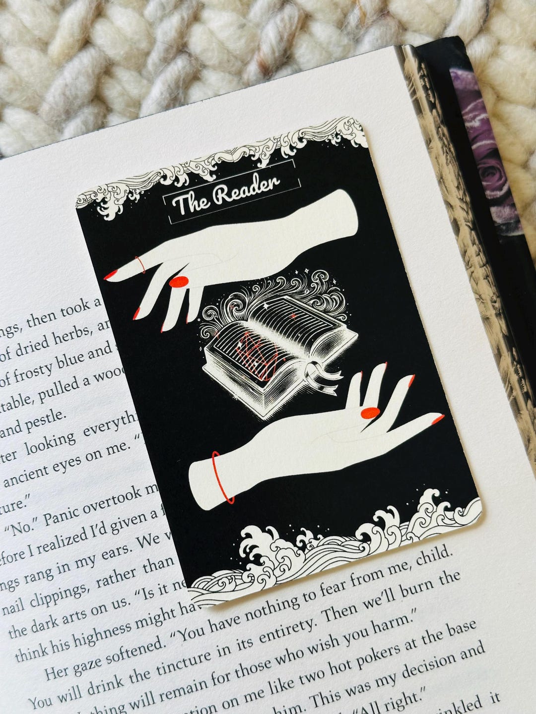 The Reader Bookmark, Book Quotes, Cute Bookmark, Illustrated Bookmarks ...