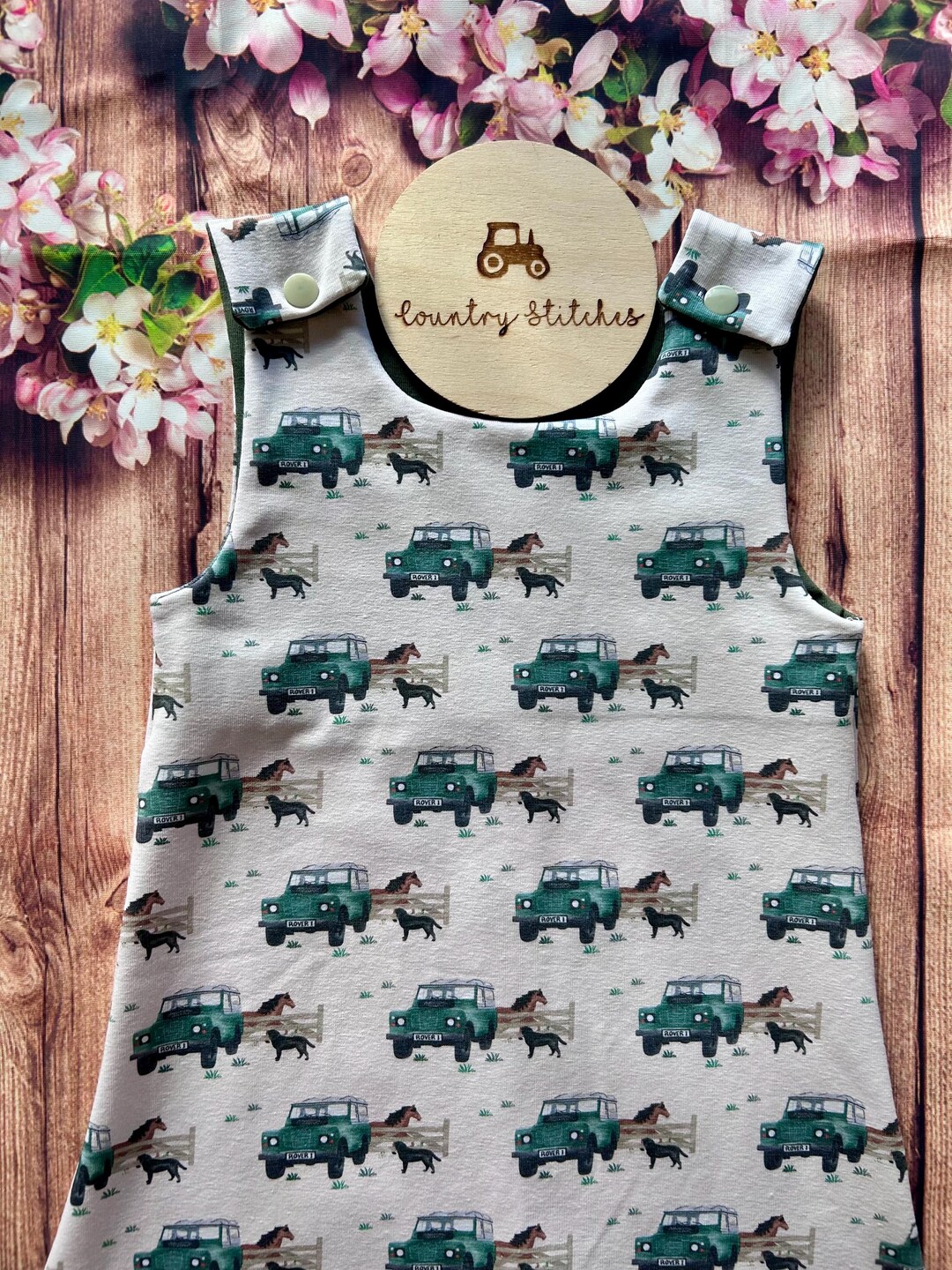 Land Rover Horse and Labrador Long Leg Romper 'exclusive" - Etsy