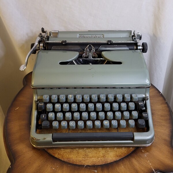 Blue Typewriter - Etsy
