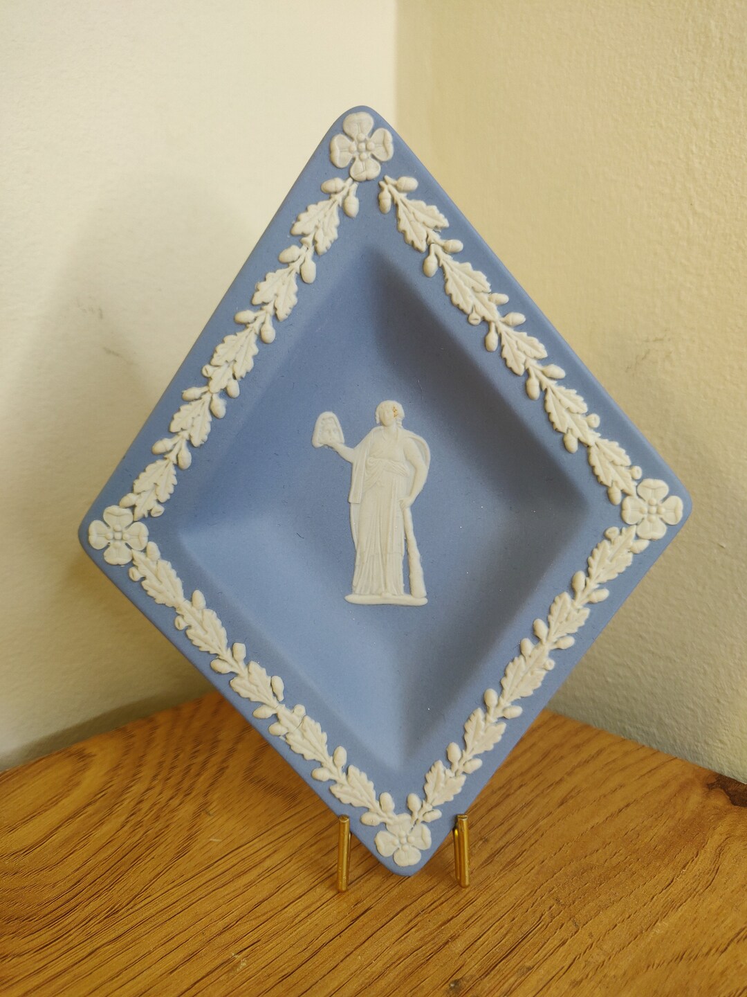 Wedgwood Jasperware Blue Diamond Trinket Dish - Etsy