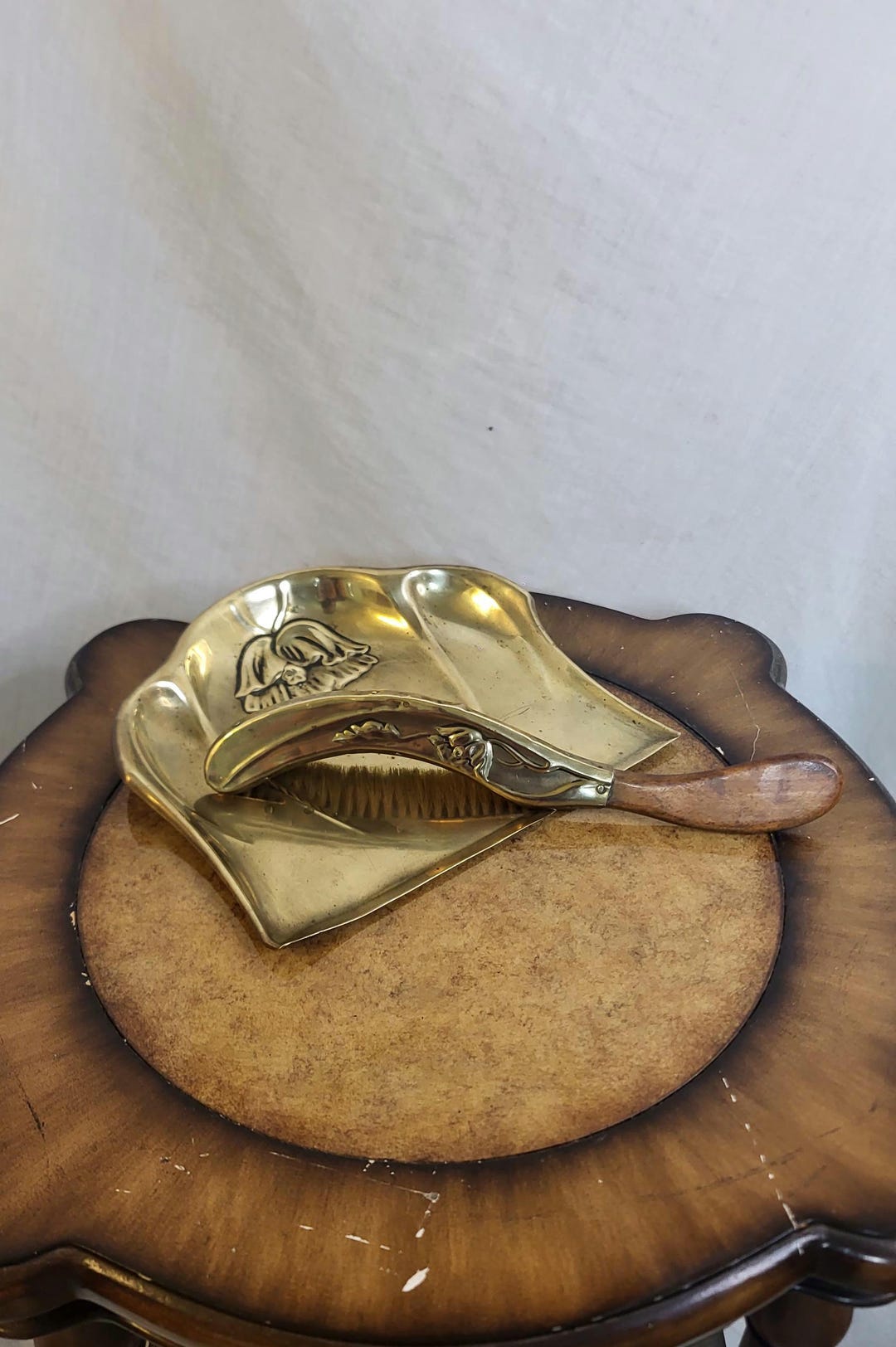 Vintage Art Nouveau Beldray Copper Crumb Tray and Brush - Etsy