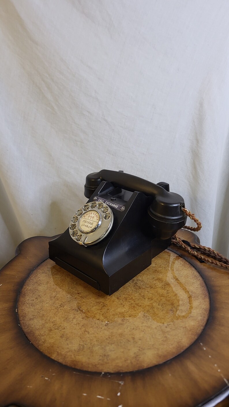 Vintage Bakelite Call Exchange Rotary Dial up Telephone - Etsy Australia