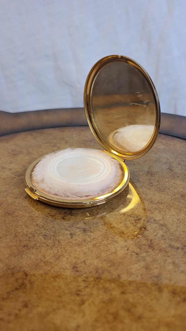Vintage Stratton Compact Mirror in Gold Tone - Etsy