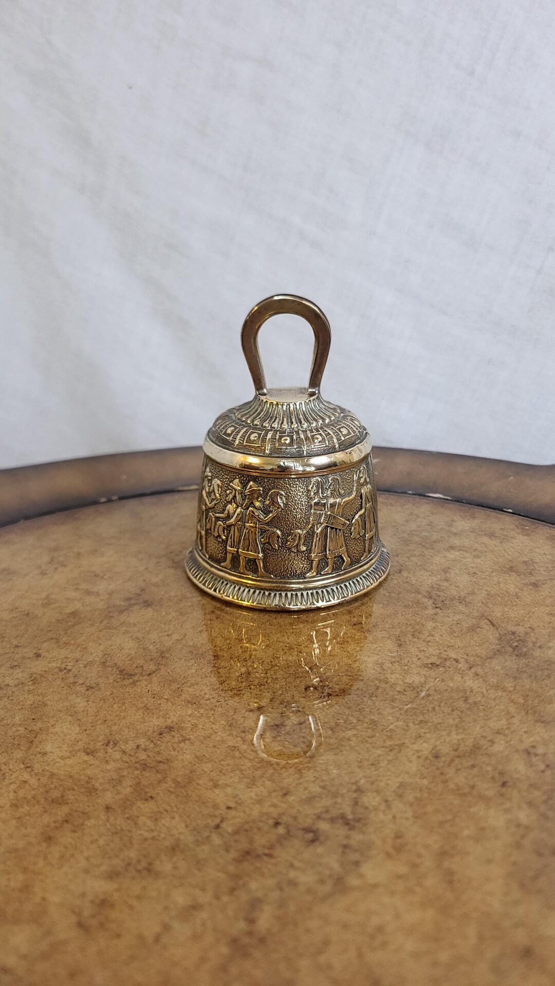 Vintage Cast Brass Bell - Etsy