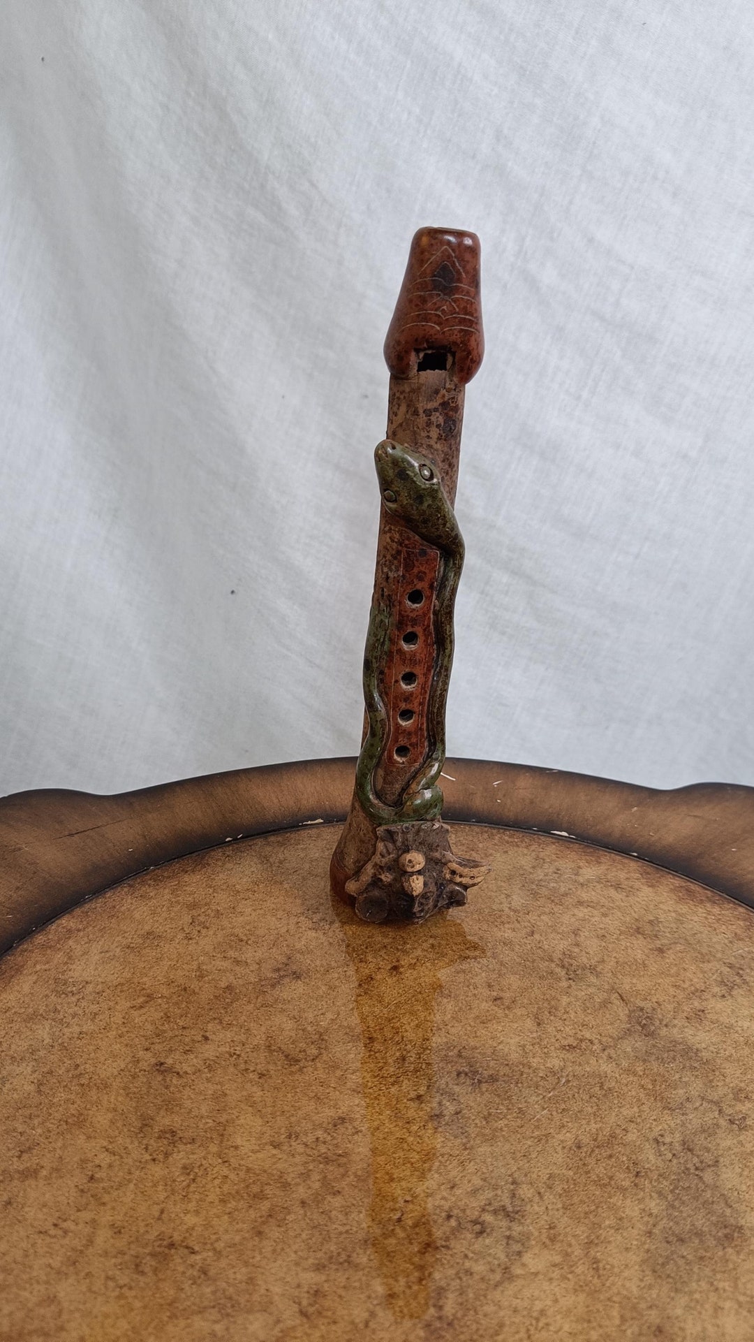 Vintage Aztec Mayan Clay Fertility Flute - Etsy