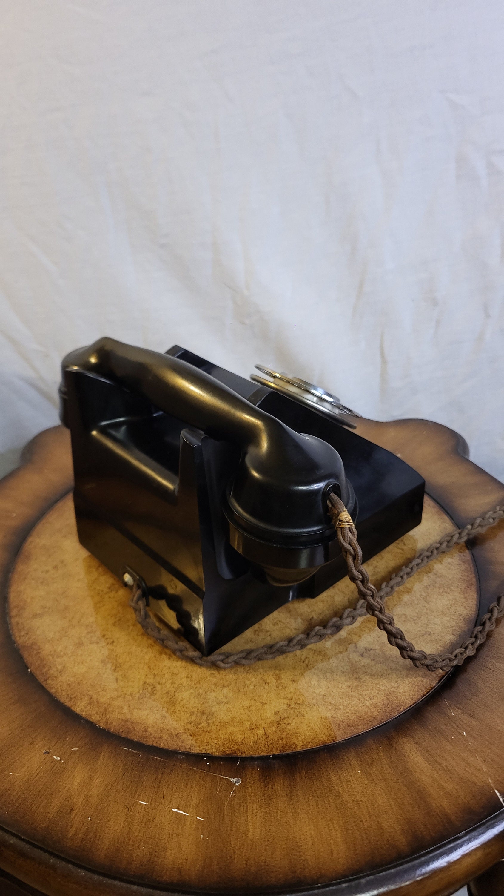 Vintage Bakelite Rotary Dial up Telephone - Etsy