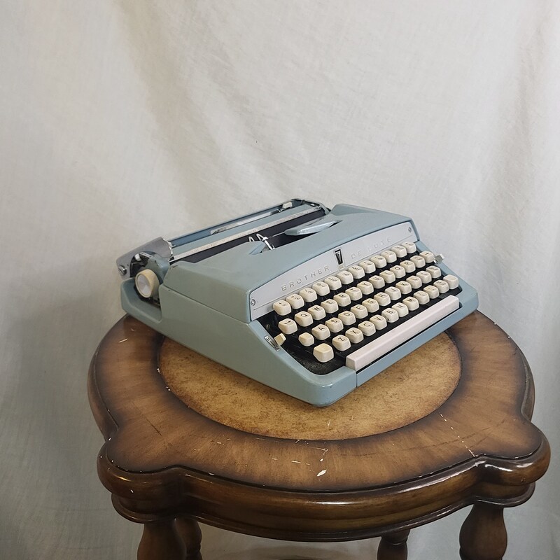 Blue Typewriter - Etsy