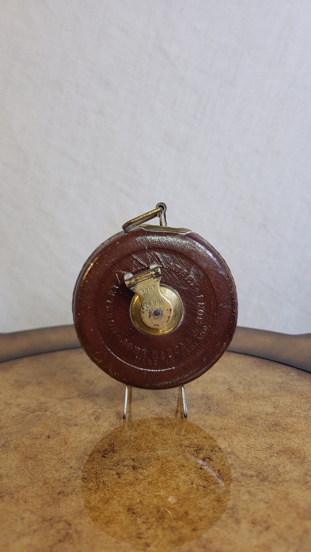 Vintage Measurement Tape Reel Hockley Abbey by John Rabone & Sons ...