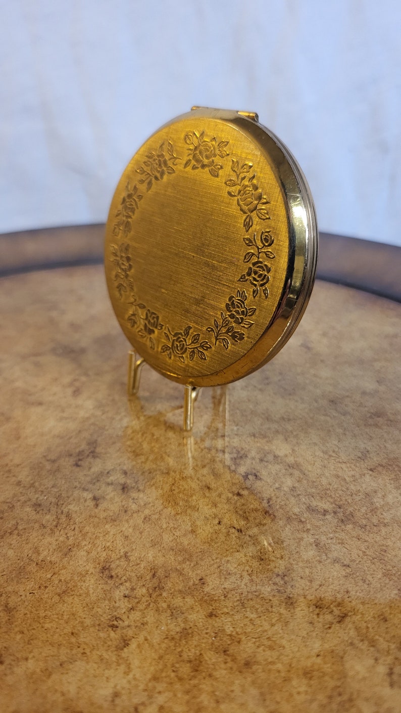 Vintage Stratton Compact Mirror in Gold Tone - Etsy