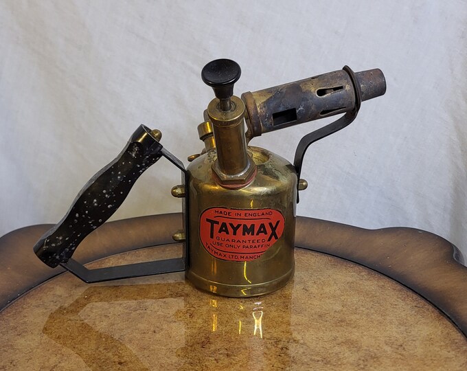 Vintage Taymax Brass Metal No T50 Blow Lamp/blowtorch Made in England ...