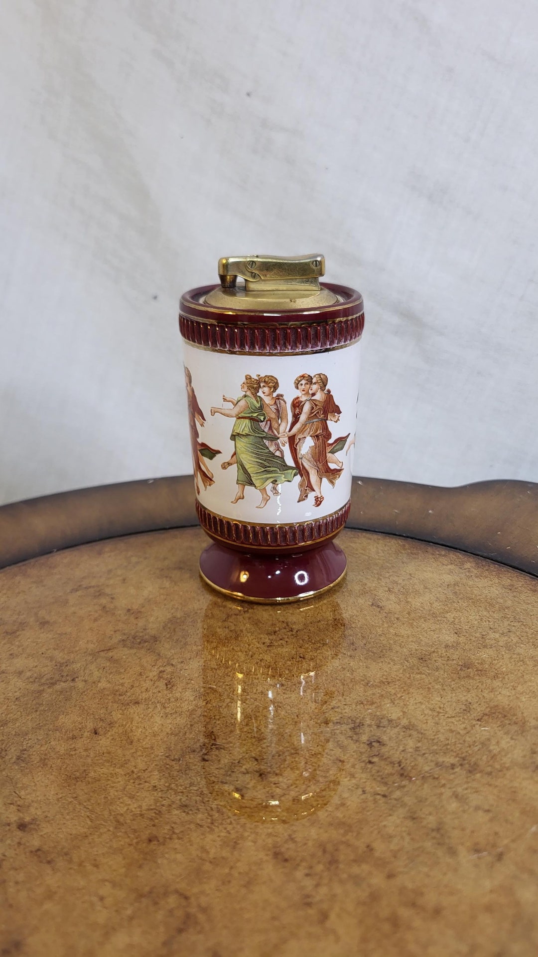 Vintage Colibri Table Lighter With Greek Design - Etsy