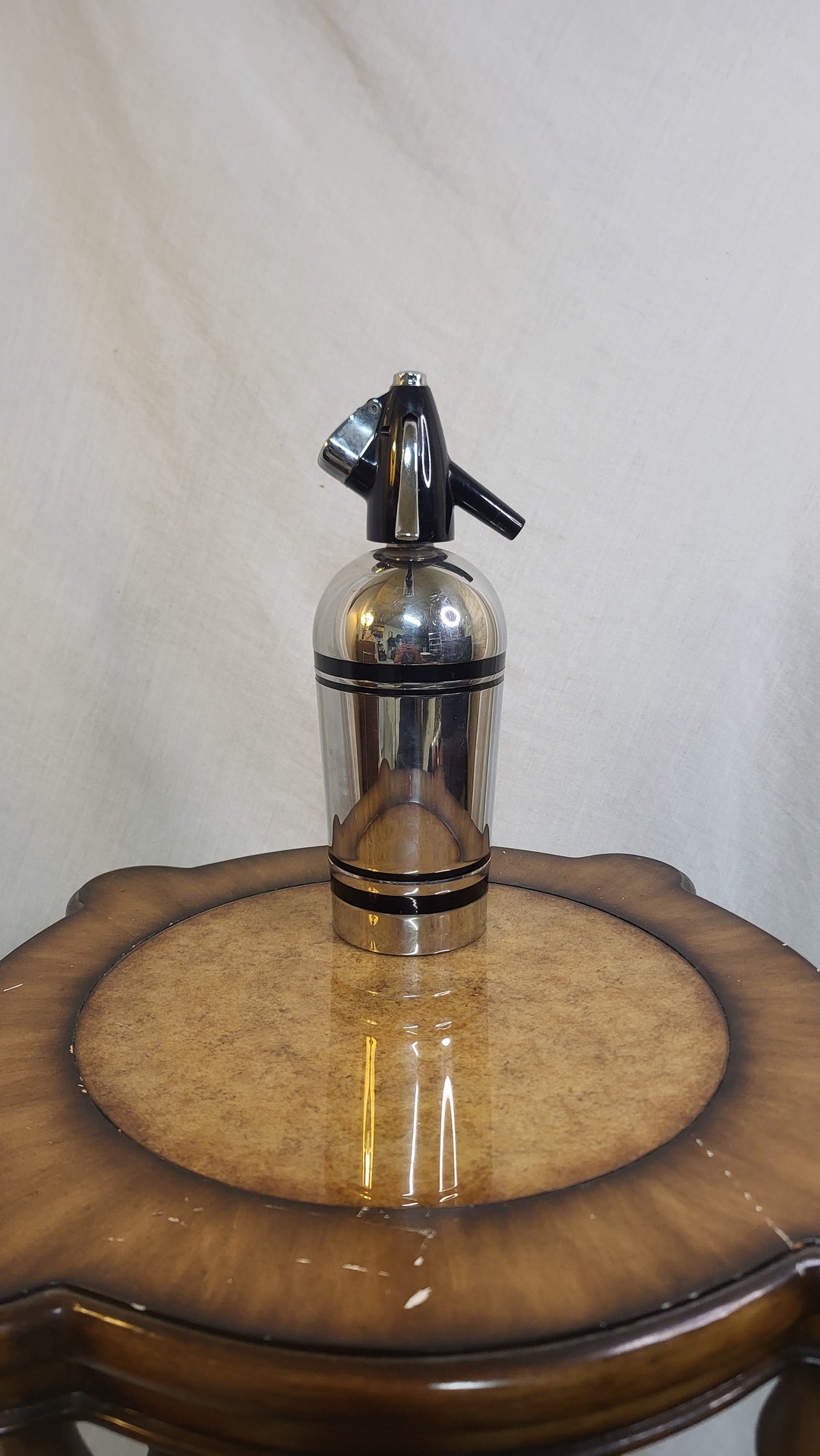 Vintage Sparklets Chrome Metal Soda Syphon With Black Line - Etsy