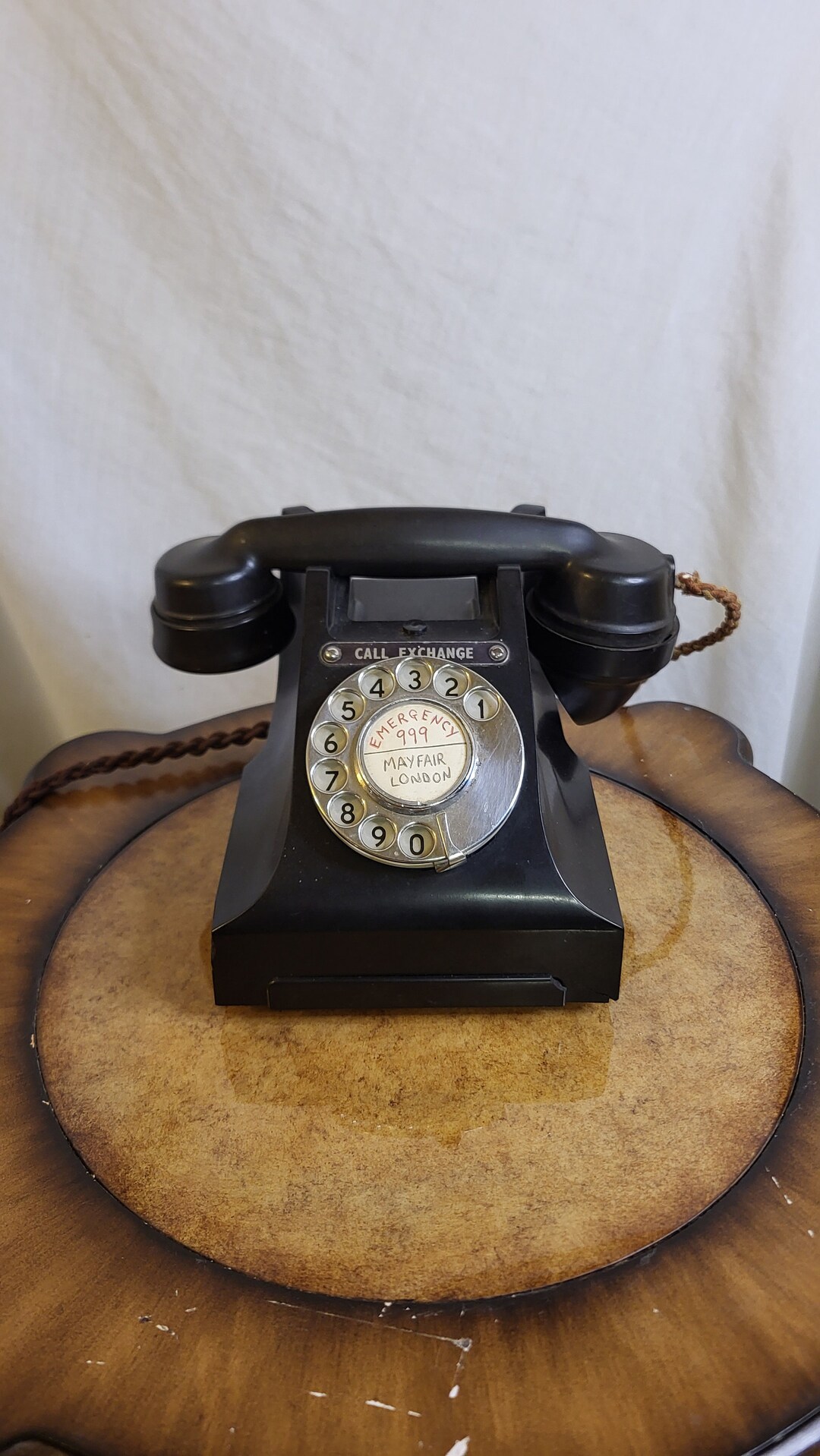 Vintage Bakelite Call Exchange Rotary Dial up Telephone - Etsy Australia