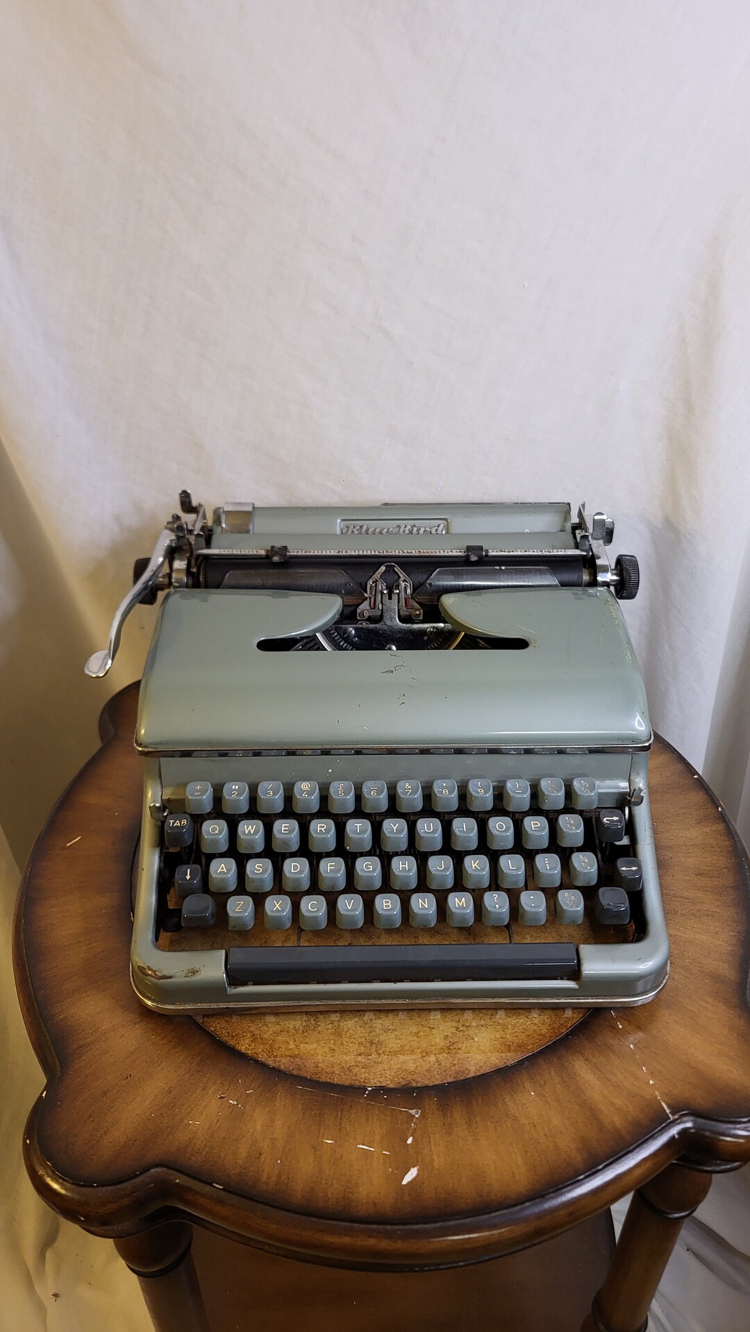 Vintage Blue Bird Typewriter Turquoise - Etsy