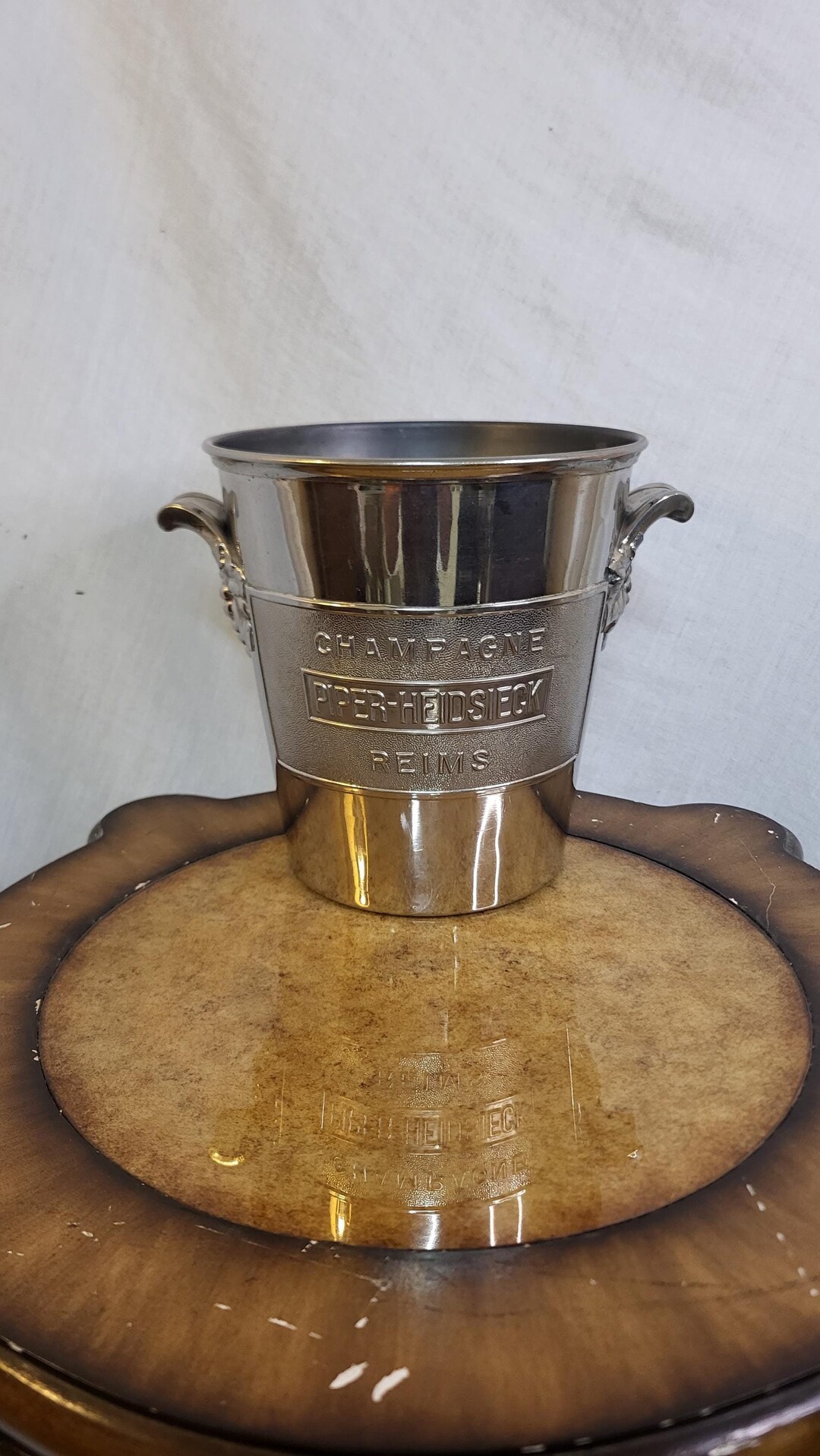 Vintage Champagne Bucket Piper Heidsieck Remis With Grape Design ...