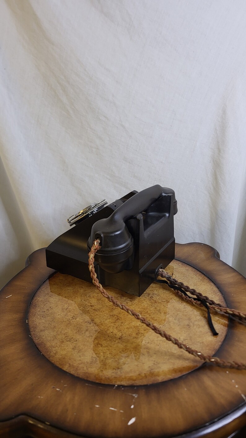 Vintage Bakelite Call Exchange Rotary Dial up Telephone - Etsy Australia
