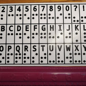 Braille Learning Board - Alphabet/numbers/punctuation - Etsy
