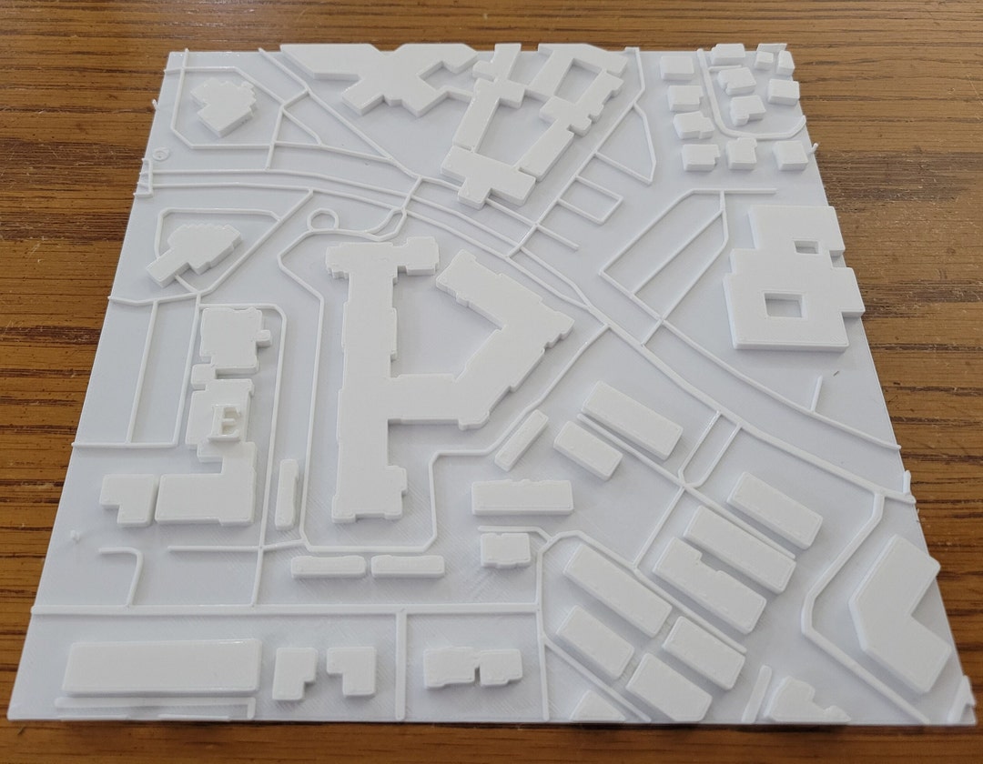 Personalized Tactile Map for Blind/vi - Etsy