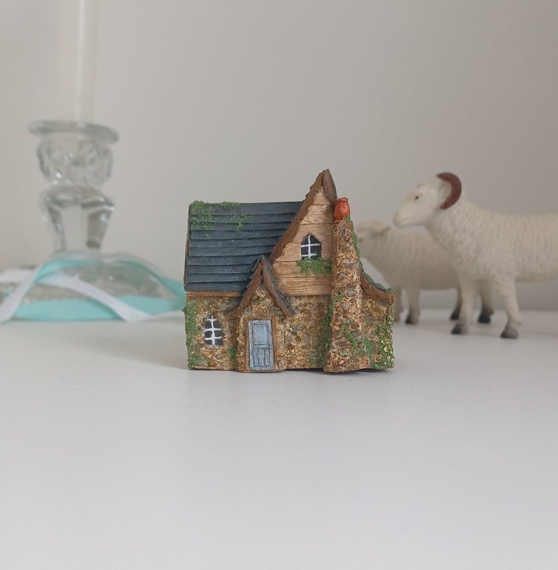 Miniature House Stone Cottage Model Diorama 132th Scale - Etsy