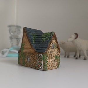 Miniature House Stone Cottage Model Diorama 132th Scale - Etsy