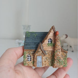 Miniature House Stone Cottage Model Diorama 132th Scale - Etsy