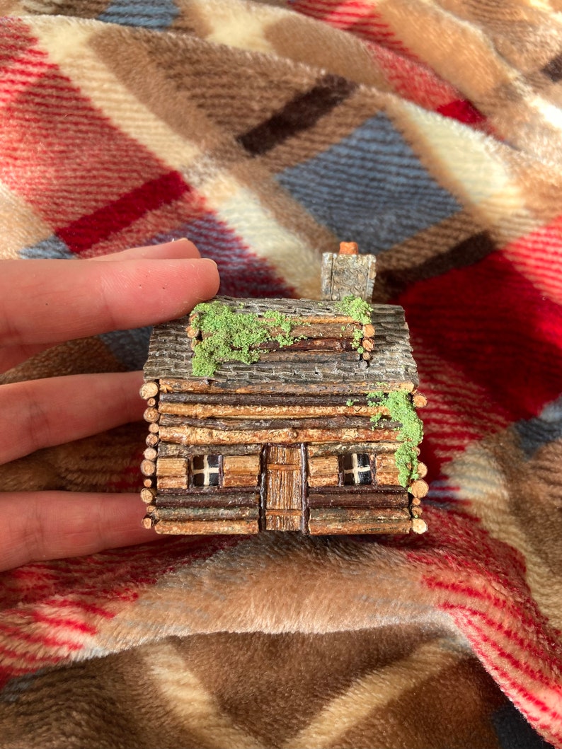 Miniature Log Cabin - Etsy