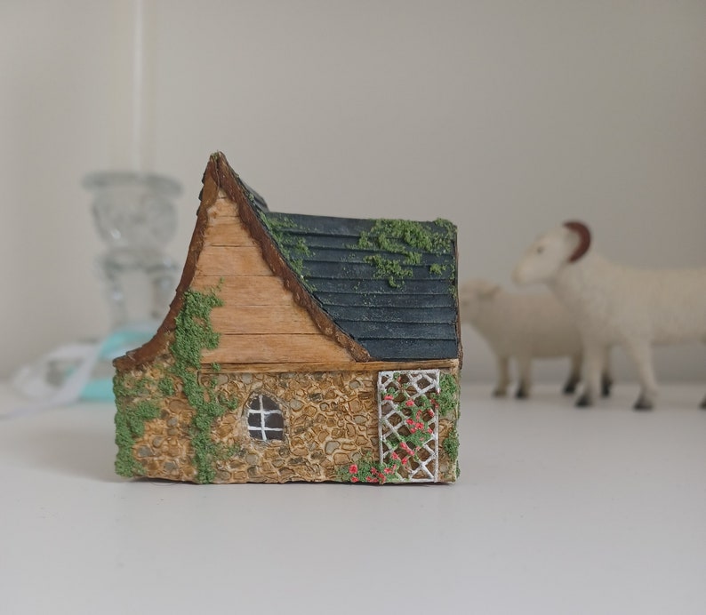 Miniature House Stone Cottage Model Diorama 132th Scale - Etsy