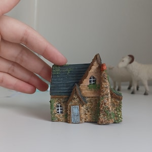 Miniature House Stone Cottage Model Diorama 132th Scale - Etsy