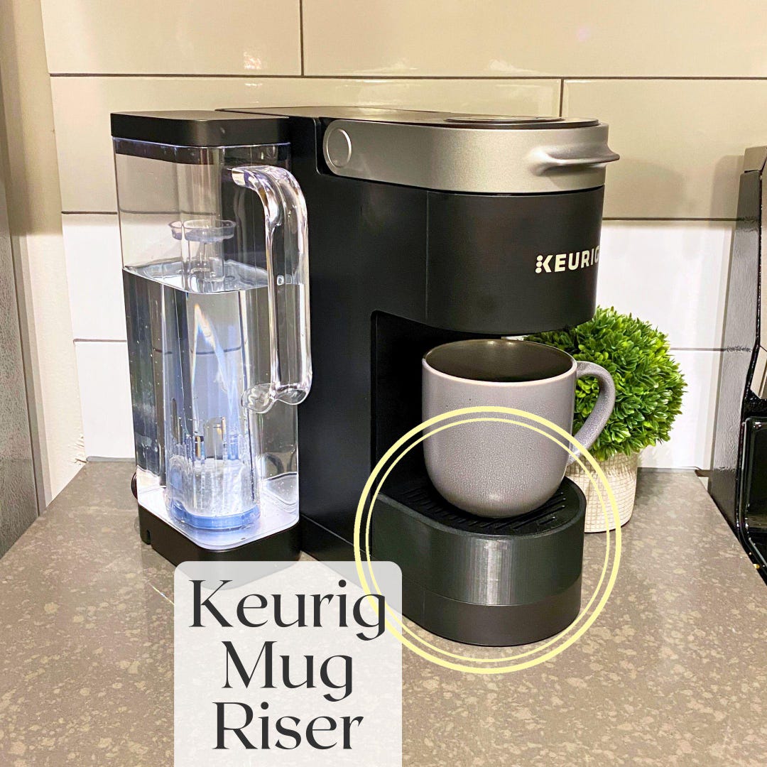 Keurig Mug Riser – Anti-splash Drip Tray Accessory for K-supreme, K ...