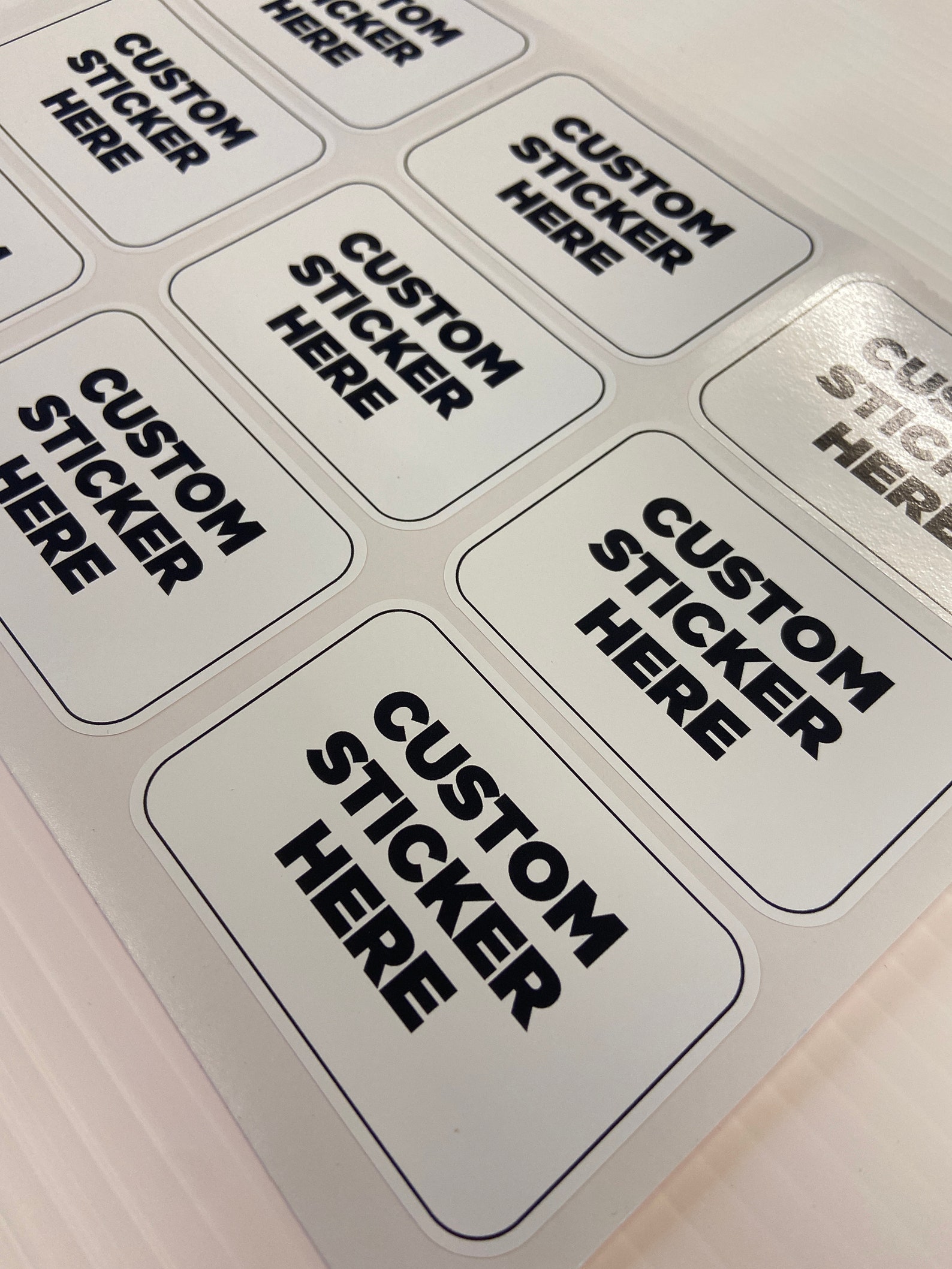 Custom Stickers Add Your Own Artwork Waterproof Stickers - Etsy