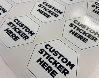 Hexagon Stickers - Etsy