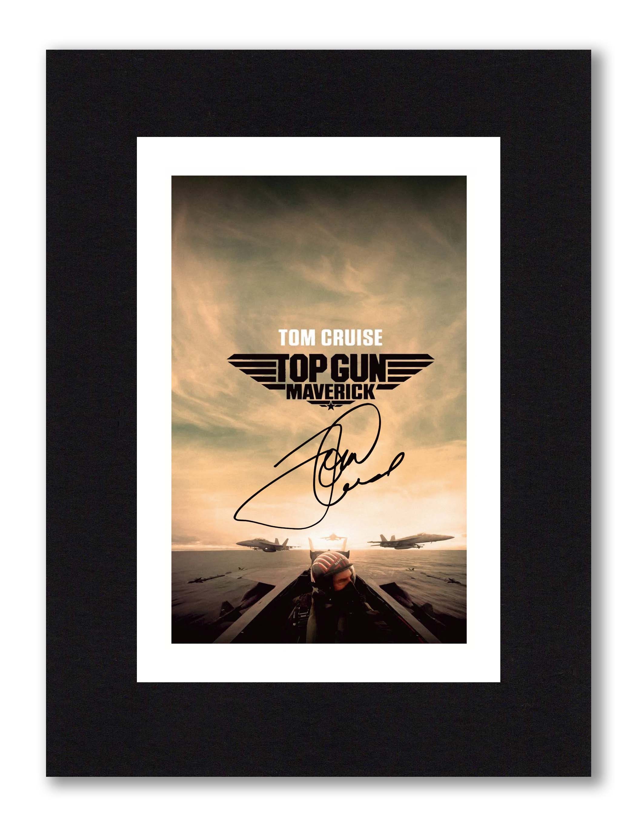 Tom Cruise Mounted Autograph Signed Top Gun Photo Top Gun 2 Maverick ...