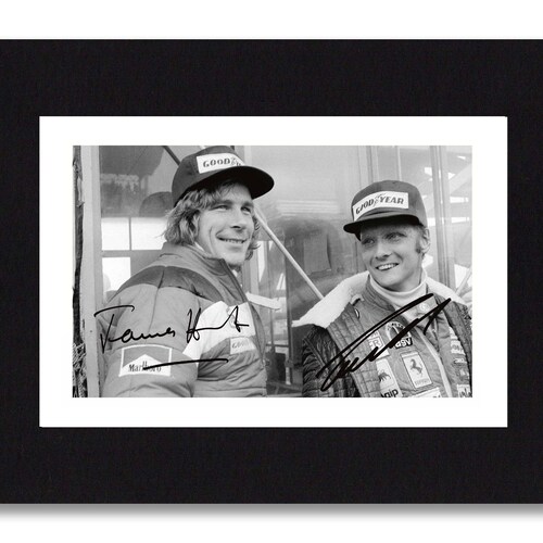 JAMES HUNT Signed AUTOGRAPH Photo Display F1 Formula One - Etsy