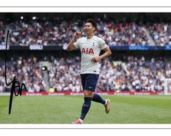 Son Heung Min Signed - Etsy
