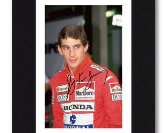 Ayrton Senna Signed - Etsy