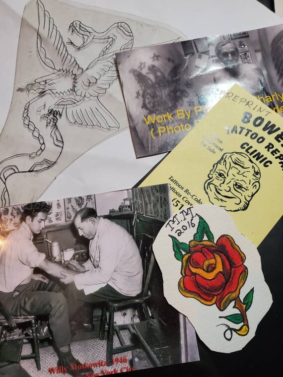 Vintage Tattoo Collection of the Bowery Moskowitz Family - Etsy