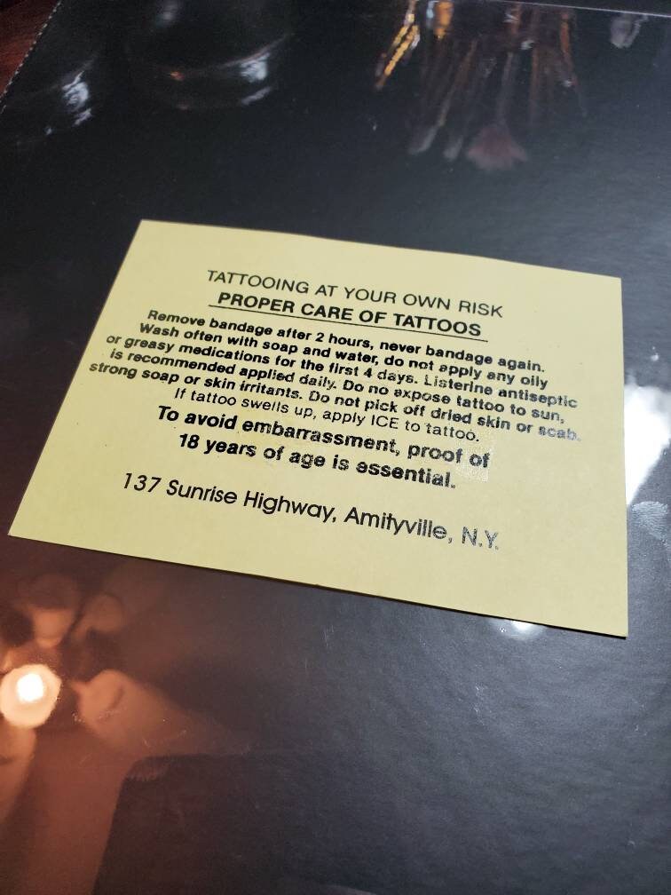 Vintage Tattoo Collection of the Bowery Moskowitz Family - Etsy