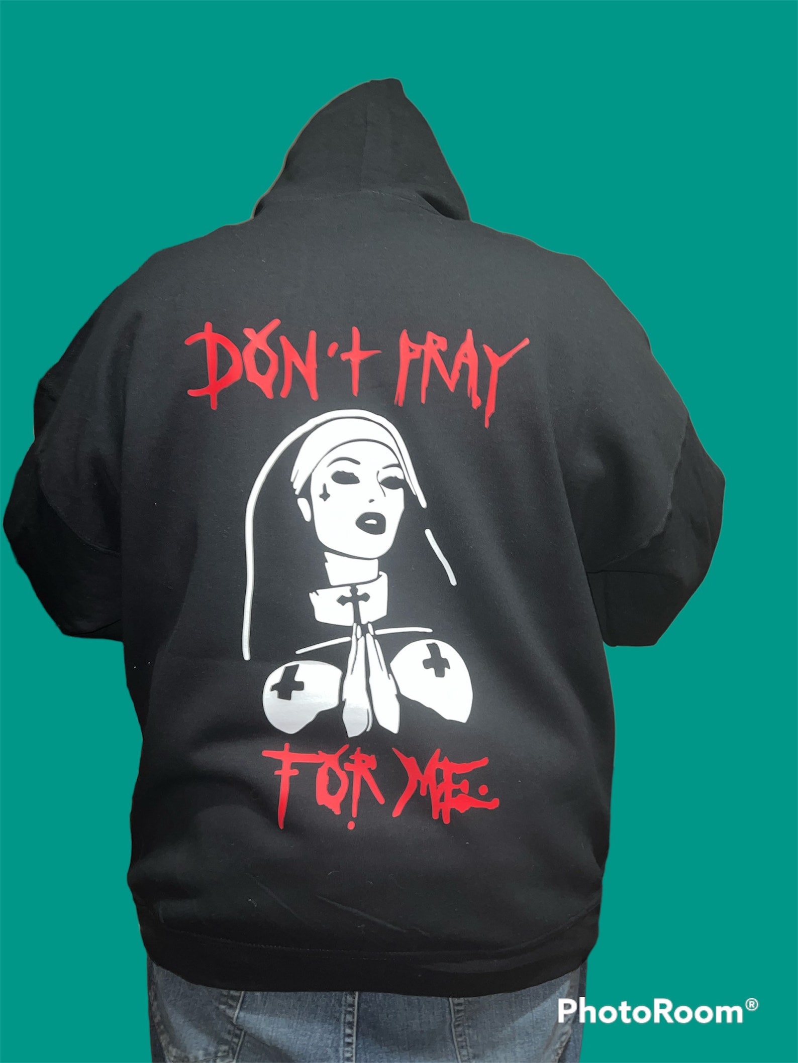 Dont Pray for Me Nun Hoodie - Etsy