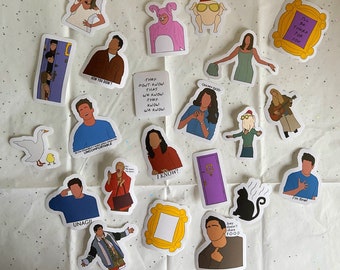 Rachel Friends Stickers - Etsy