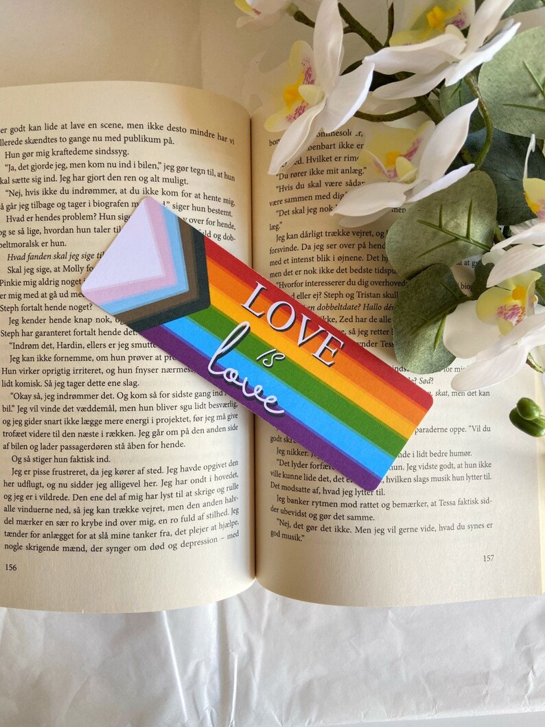 LGBTQ Bookmark LGBT Lesbian Bisexual Gay - Etsy