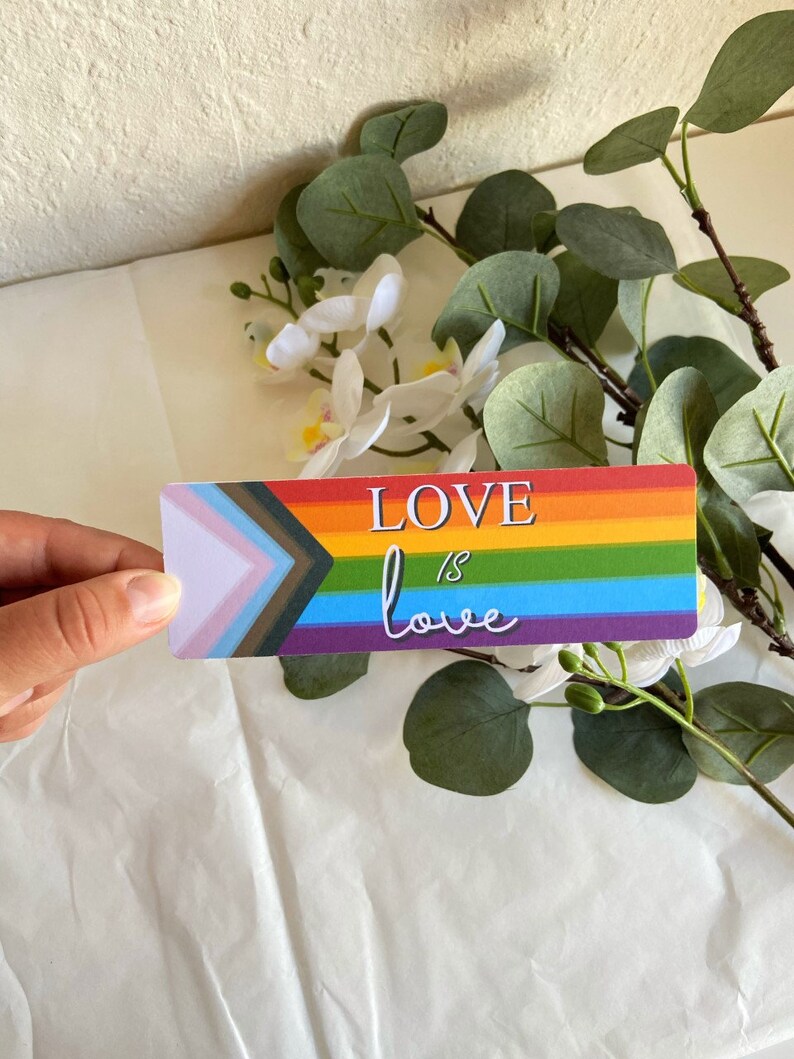 LGBTQ Bookmark LGBT Lesbian Bisexual Gay - Etsy