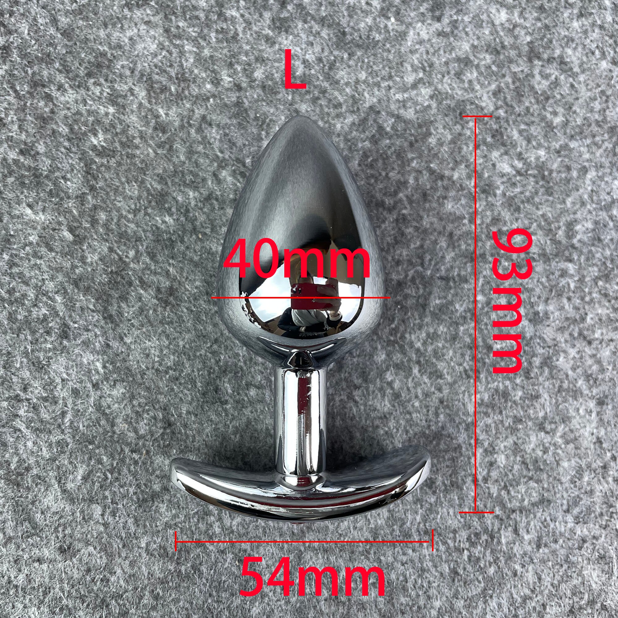 Stainless Steel Anal Plug Comfortable Butt Plug Training Set Massage
