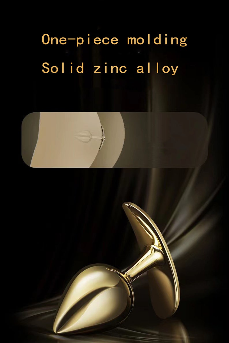 Golden Butt Plug With Diamond Anchor Anal Plug Comfortable Anal Plug Training Beginner Sex Toys