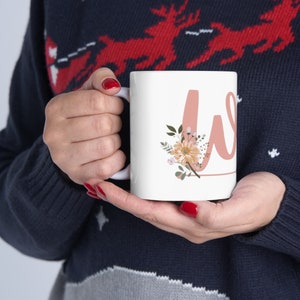 Letter W Ceramic Initial Mug , Name Coffee Mug, Names Starting With W ...