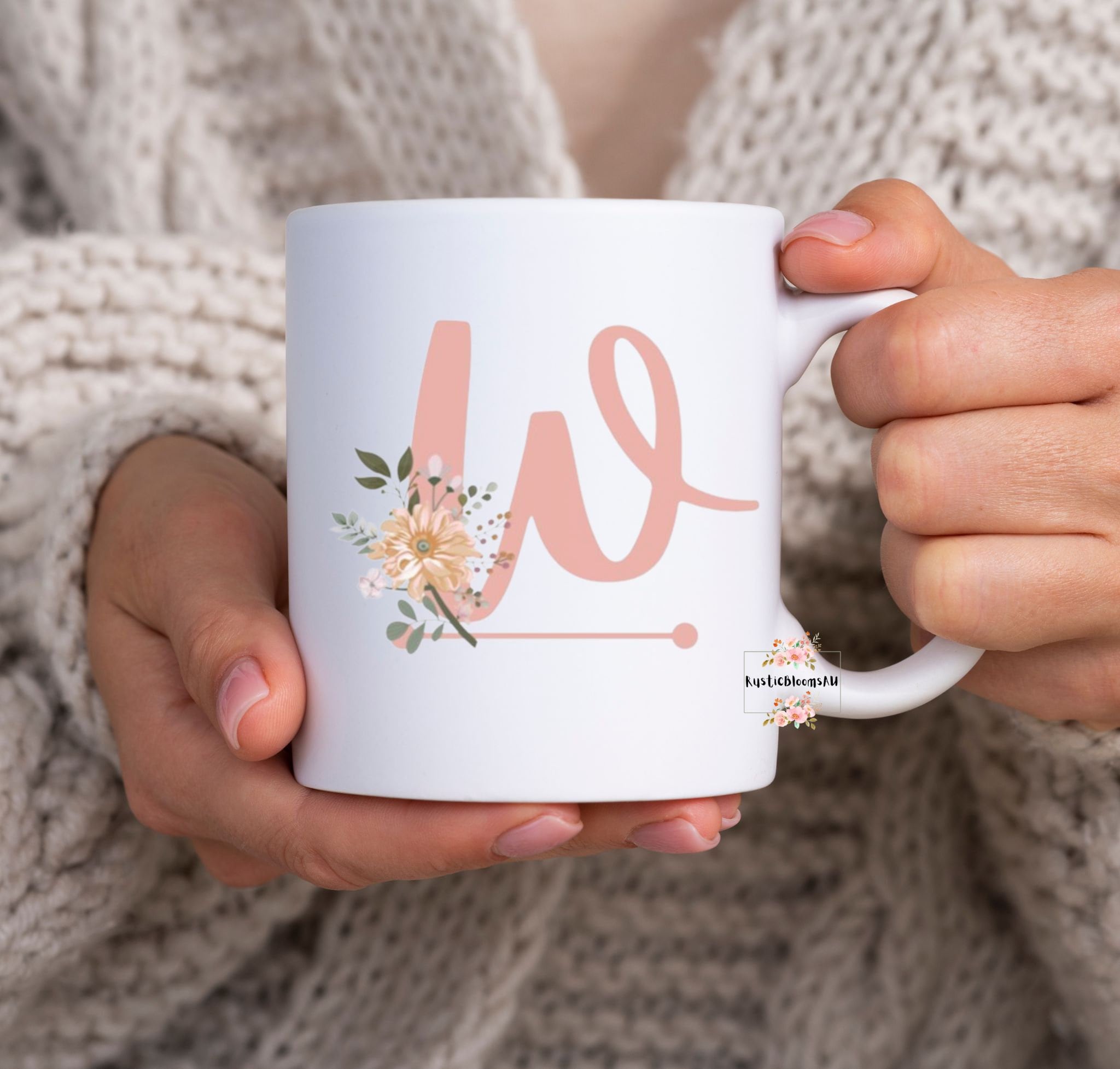 Letter W Ceramic Initial Mug , Name Coffee Mug, Names Starting With W ...