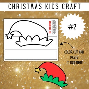 Christmas Kids Craft, Christmas Kids Crafts Printable, Winter Printable ...