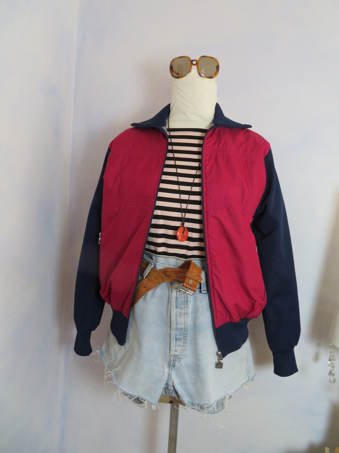 70s Luippold Padded Tracksuit Jacket Nylon Shell Windbreaker Size M ...