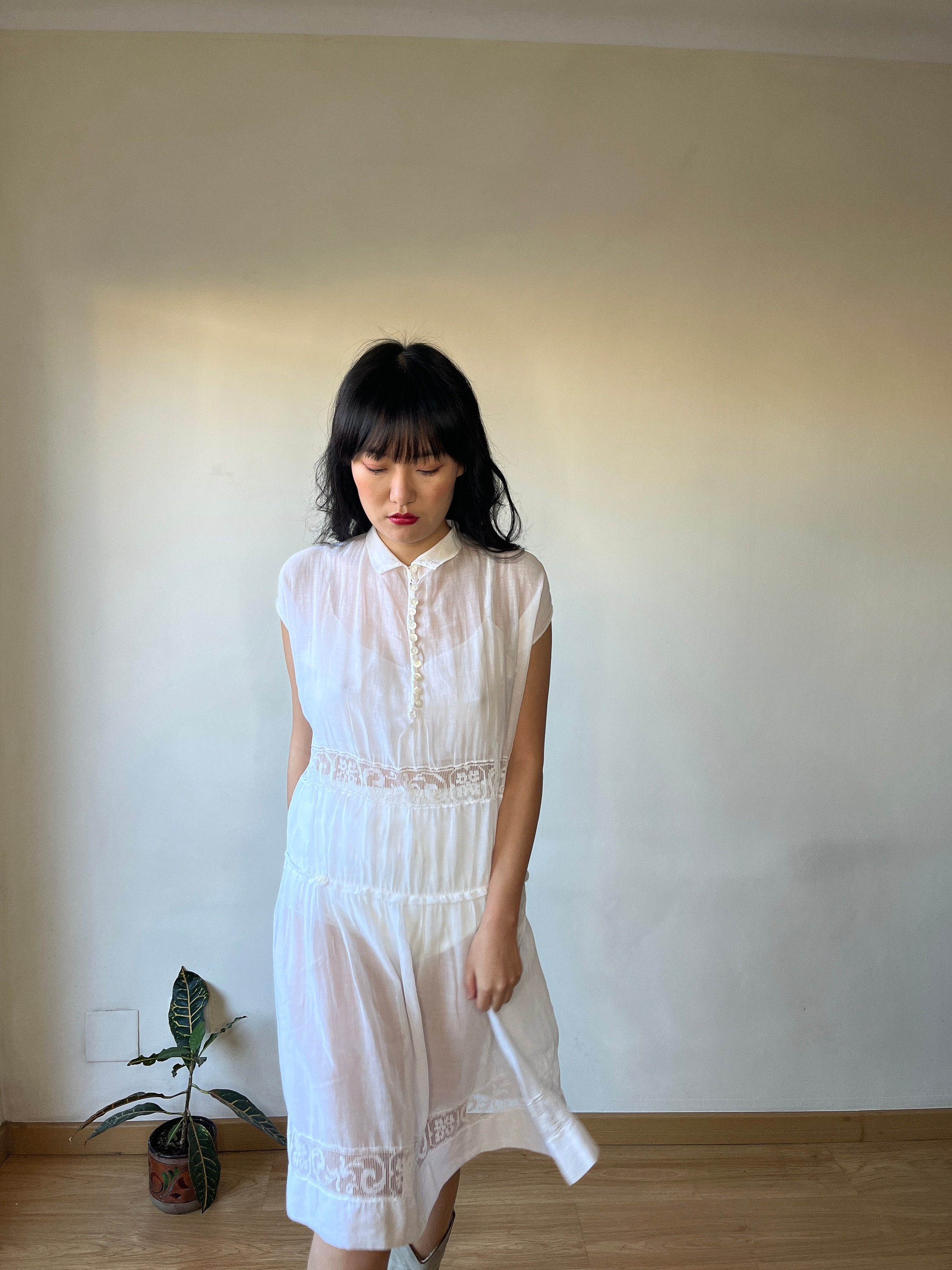 Antique 1800s Lace Renaissance Victorian Nightgown, Vintage French ...