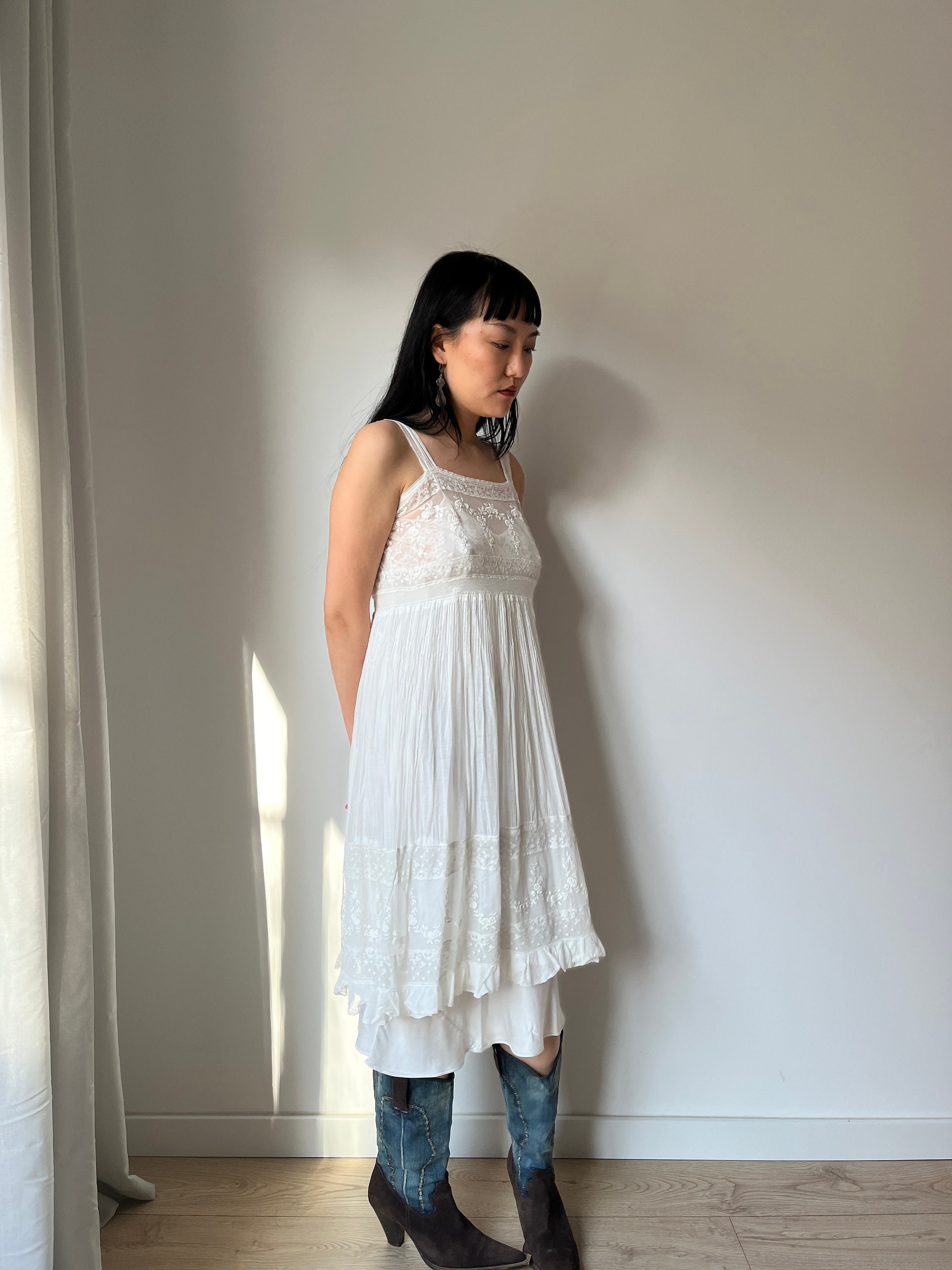 Antique 1800s Early 1900s White Cotton Lace Renaissance Victorian ...